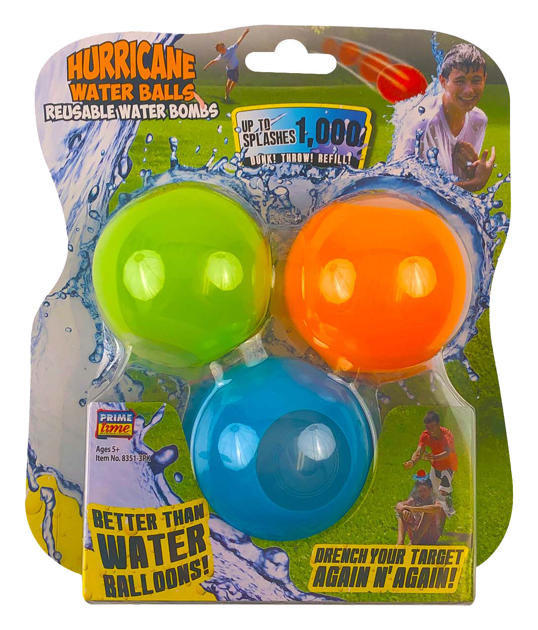 Prime Time Toys Hurricane Reusable Water Balls Toy 3-Pack | Bass Pro Shops